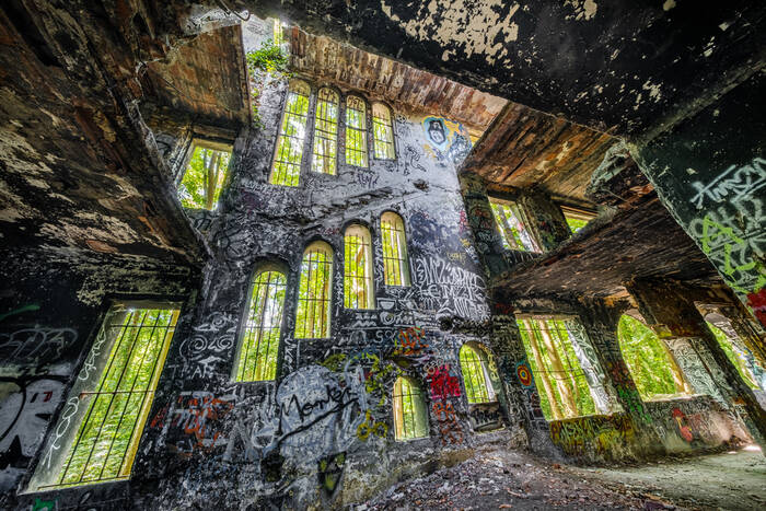Urbex photography art prints for sale