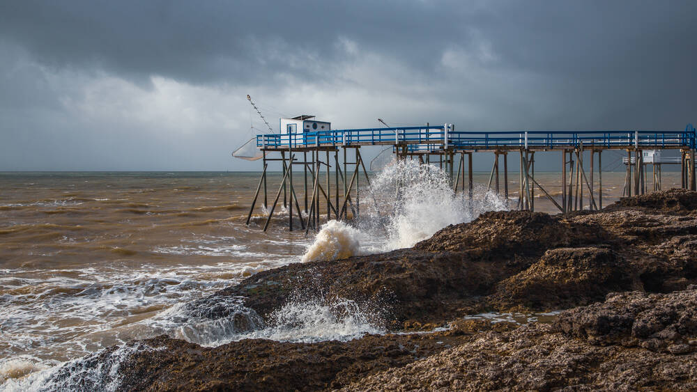 Carrelet in winter - Photographic print for sale