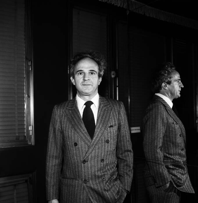 Photo noir et blanc de François Truffaut - Tableau noir et blanc de ...
