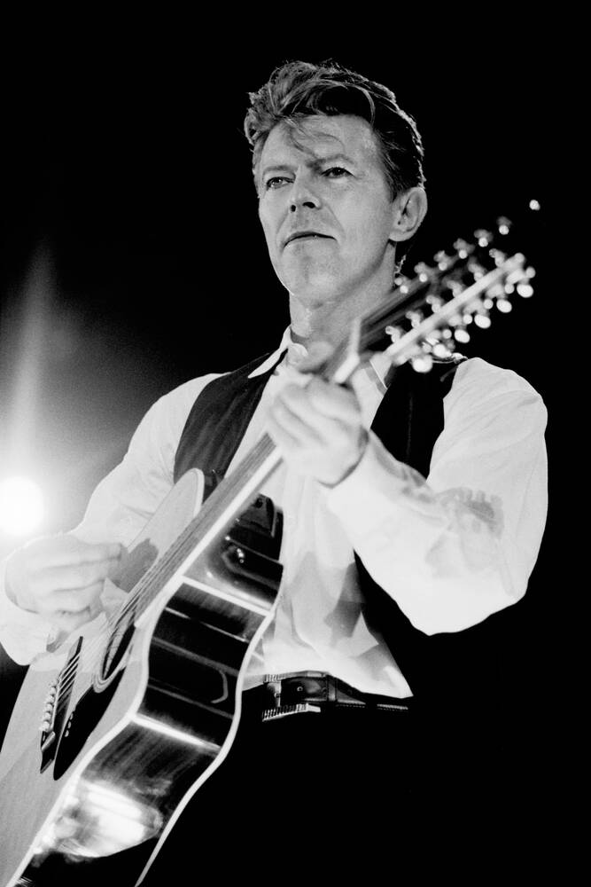 David Bowie in Quebec 1990 - Photographic print for sale