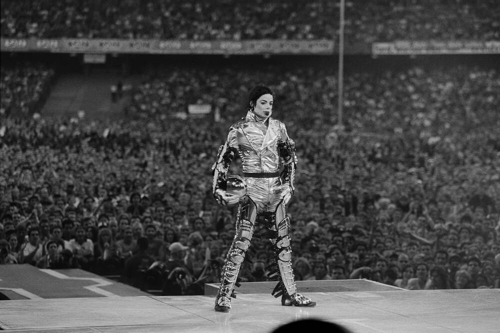 Michael Jackson On Stage 1997 - Photographic print for sale
