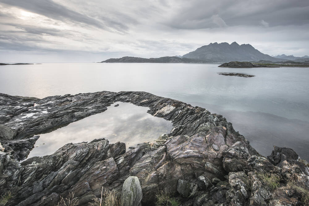 Silver reflection - Photographic print for sale