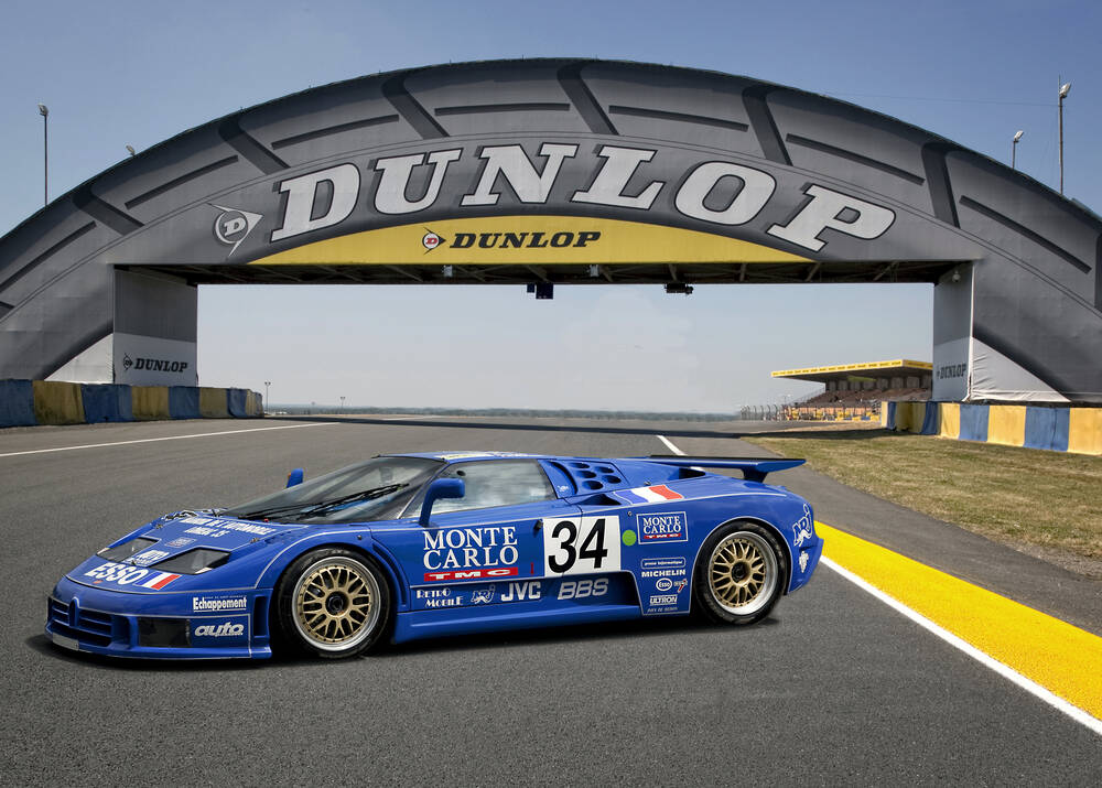 Bugatti EB110 LM 1994 - Photographic print for sale