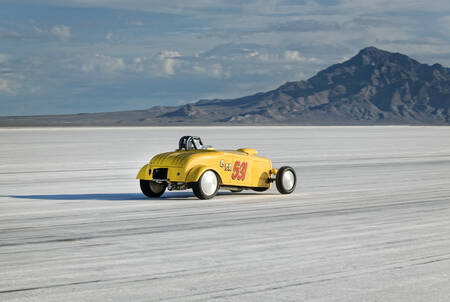 Hot Rod at Bonneville speed week - Photographic print for sale