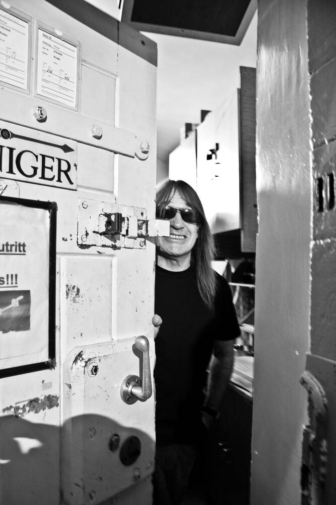 Bass legend Trevor Bolder at Rottenburg prison in Germany on 24 July ...