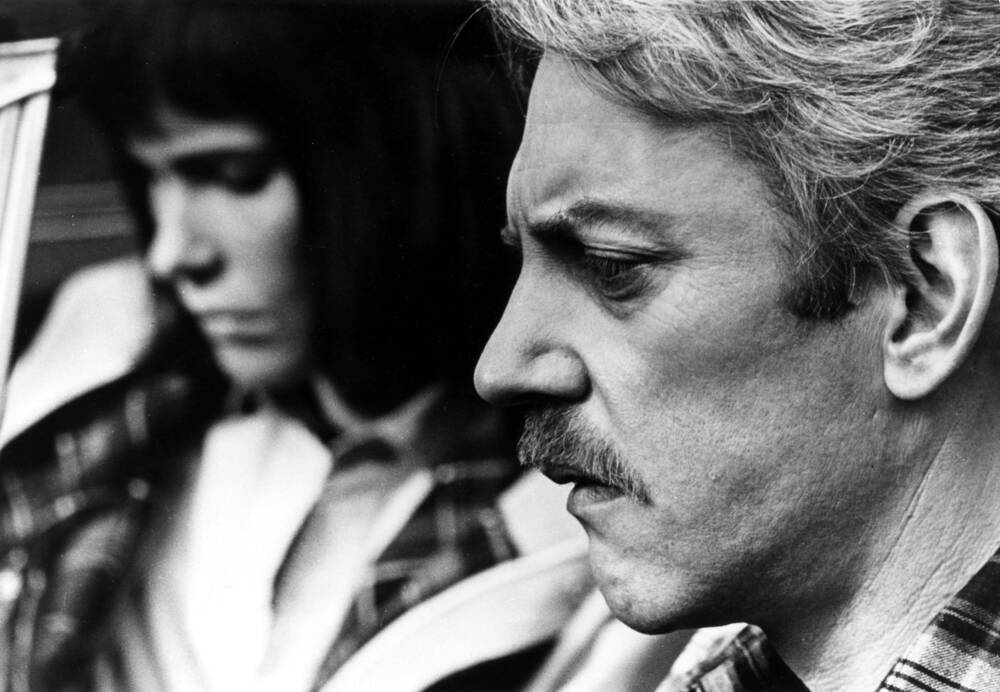 Donald Sutherland in 1977 - Photographic print for sale