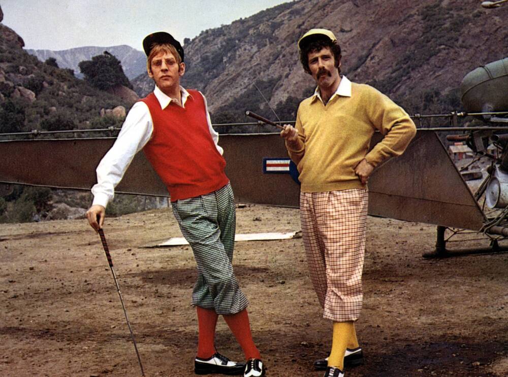 Donald Sutherland and Elliott Gould MASH - Photographic print for sale