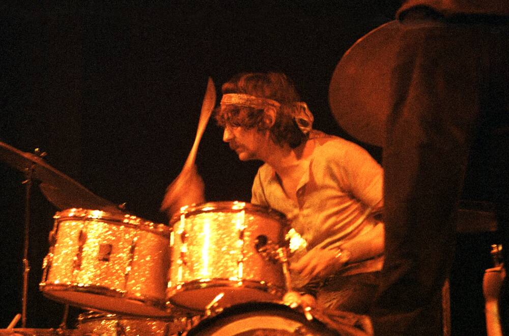 Pink Floyd drummer - Photographic print for sale