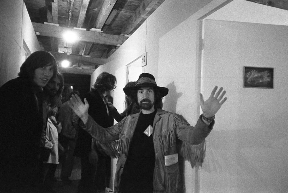 Pink Floyd backstage - Photographic print for sale