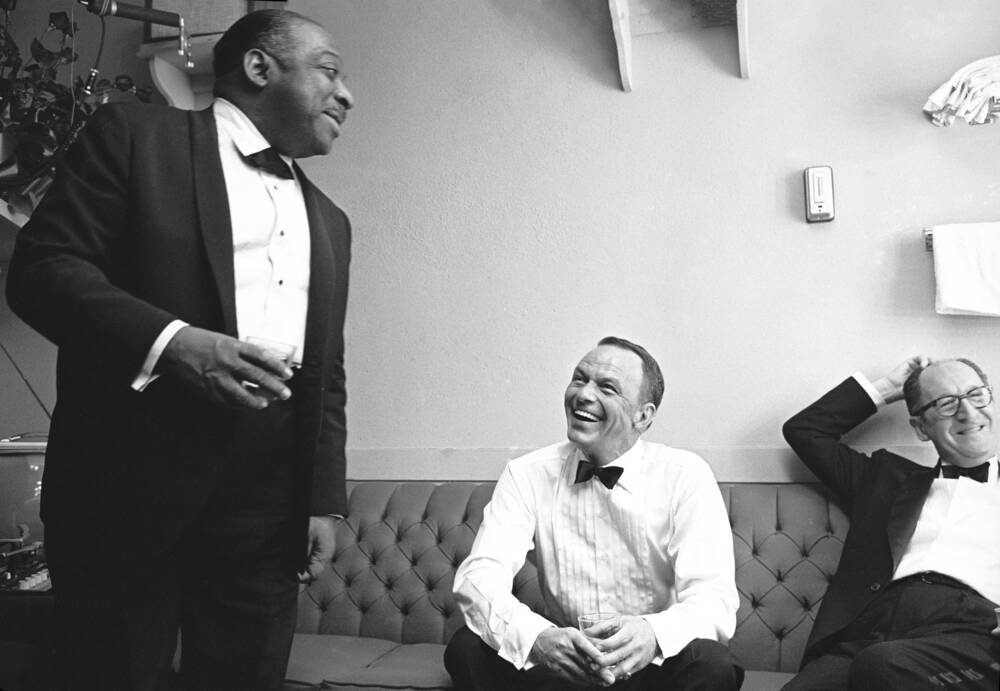 Frank Sinatra and Count Basie - 1965 - Photographic print for sale