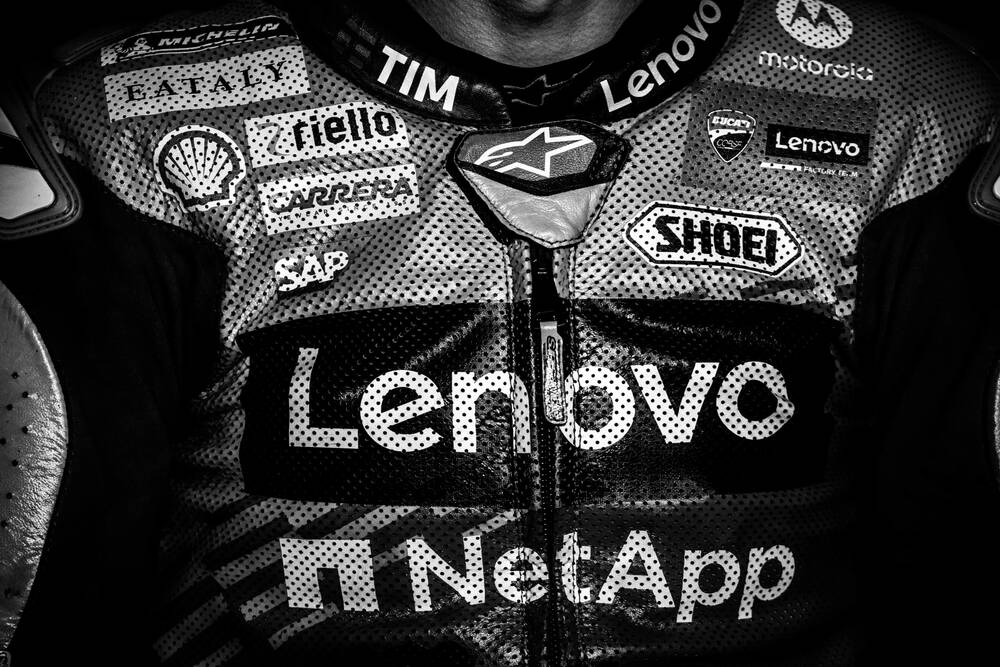 Marc Marquez's leather - Photographic print for sale
