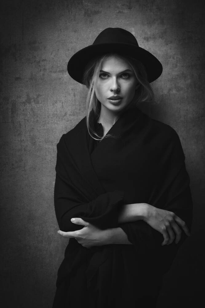 portrait of a woman ll - Photographic print for sale