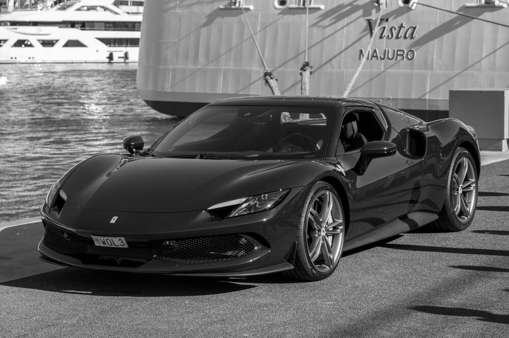 Black Ferrari 296