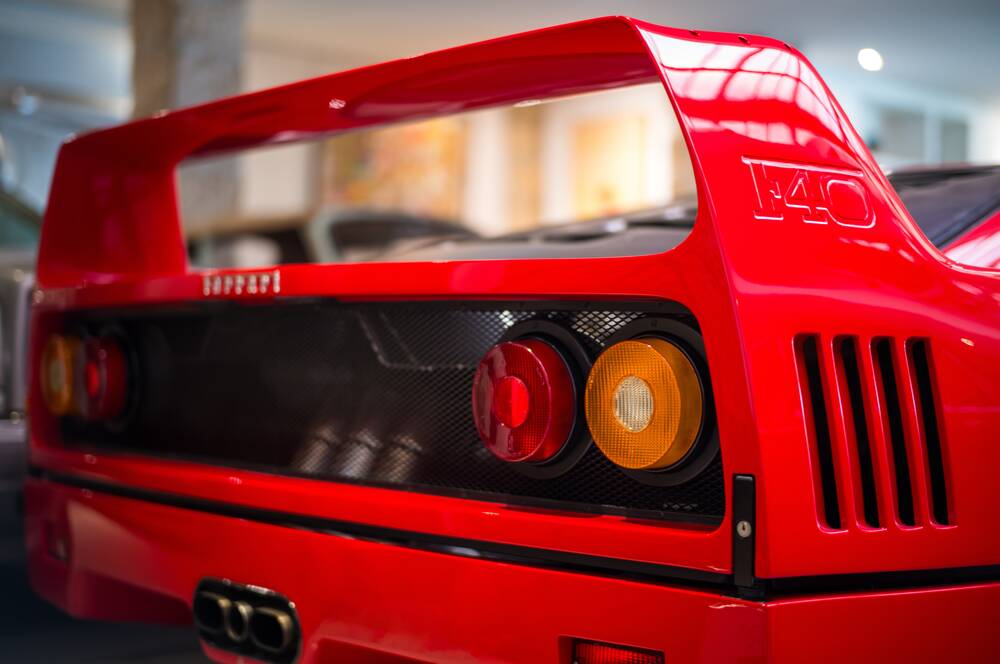Ferrari F40 spoiler another vision - Photographic print for sale