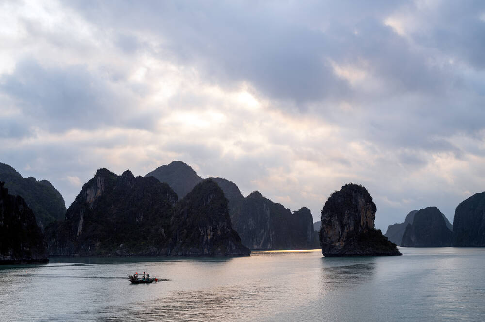 Ha Long or Along Bay - Photographic print for sale