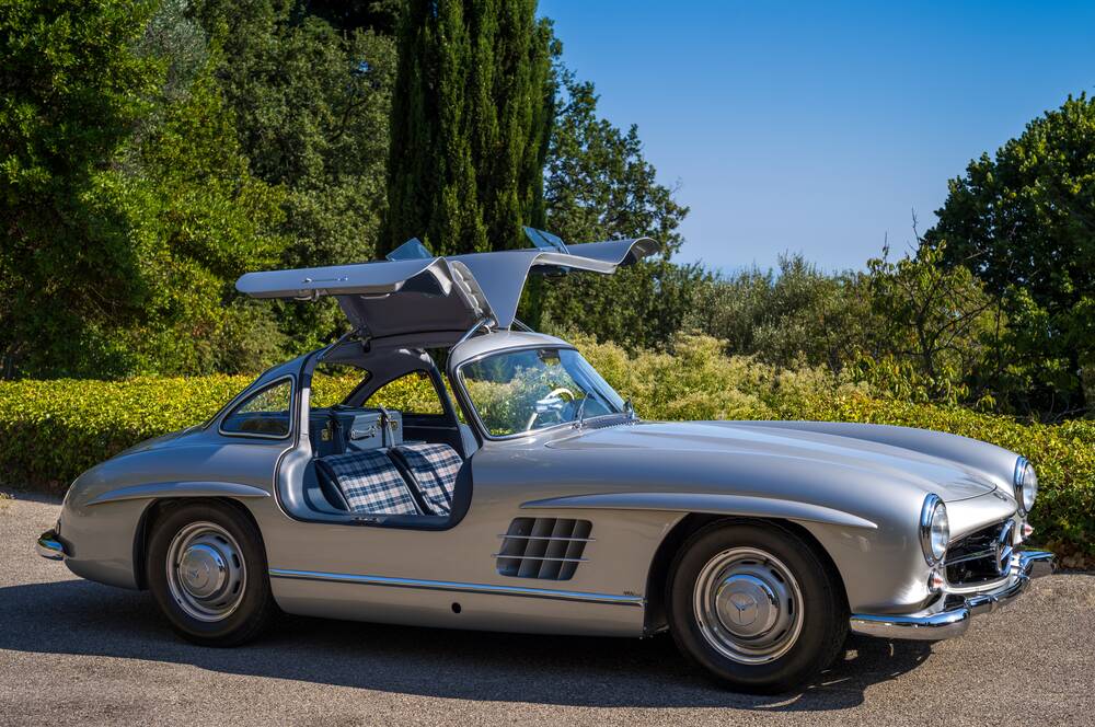 Mercedes 300SL Gullwing in Majesty - Photographic print for sale