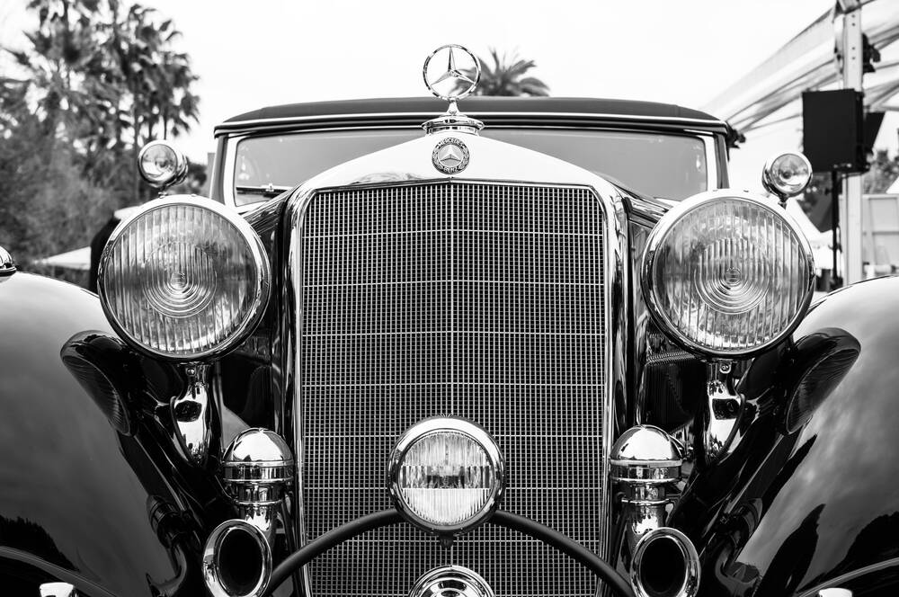 Mercedes 320 340 Convertible - Photographic print for sale