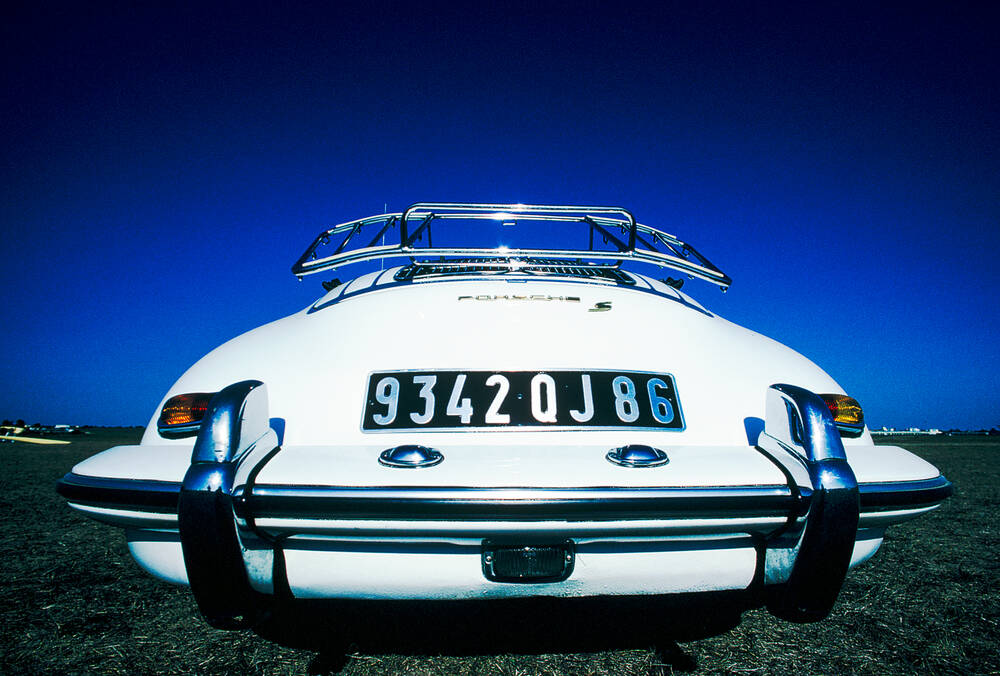 Porsche 356 back - Photographic print for sale