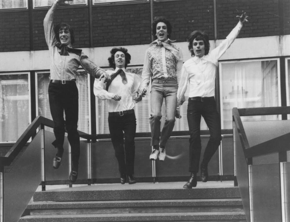 Pink Floyd in the heart of the 60s - Photographic print for sale