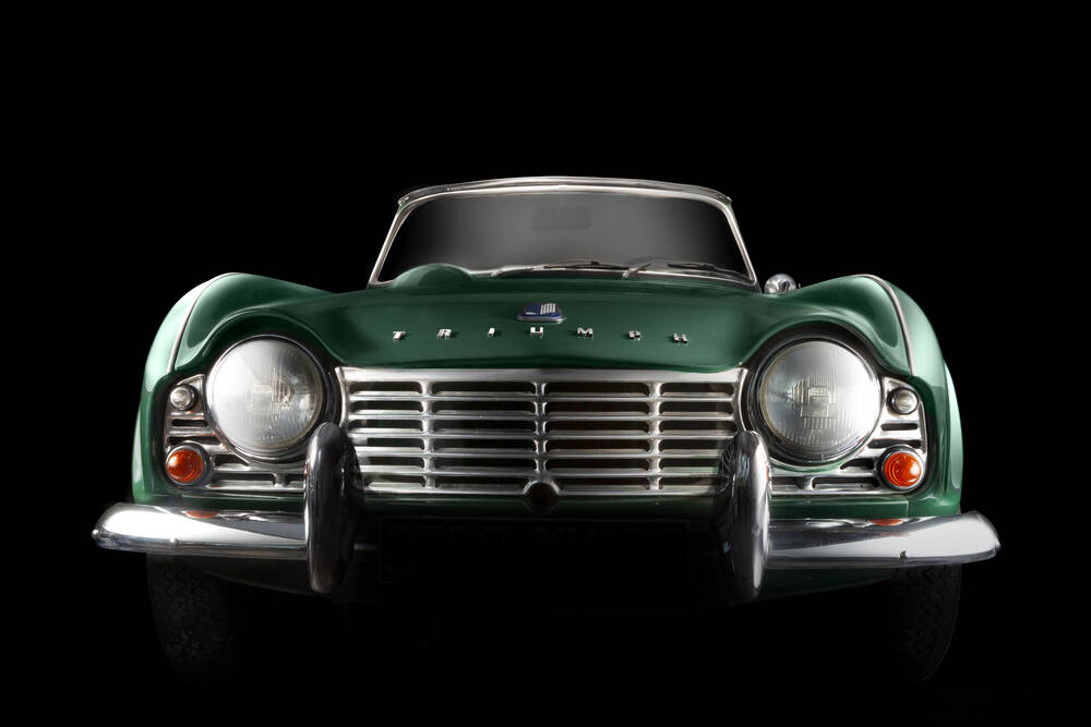 Triumph TR4 - Photographic print for sale