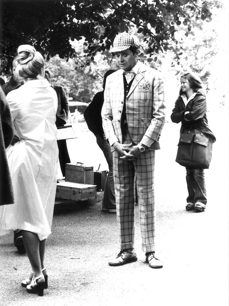 Walter Giller on set - Photographic print for sale