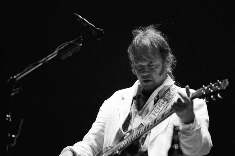 Neil Young in 1995 - Photographic print for sale