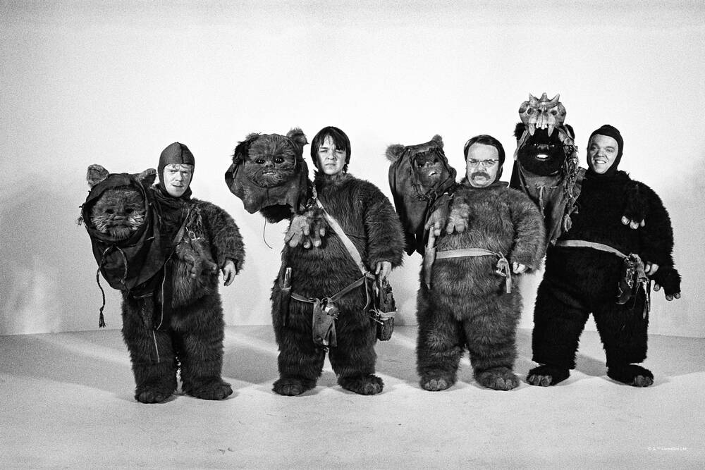 Star Wars - Ewoks Behind the scenes - Photo et Tableau - Editions Limitées - Achat / Vente