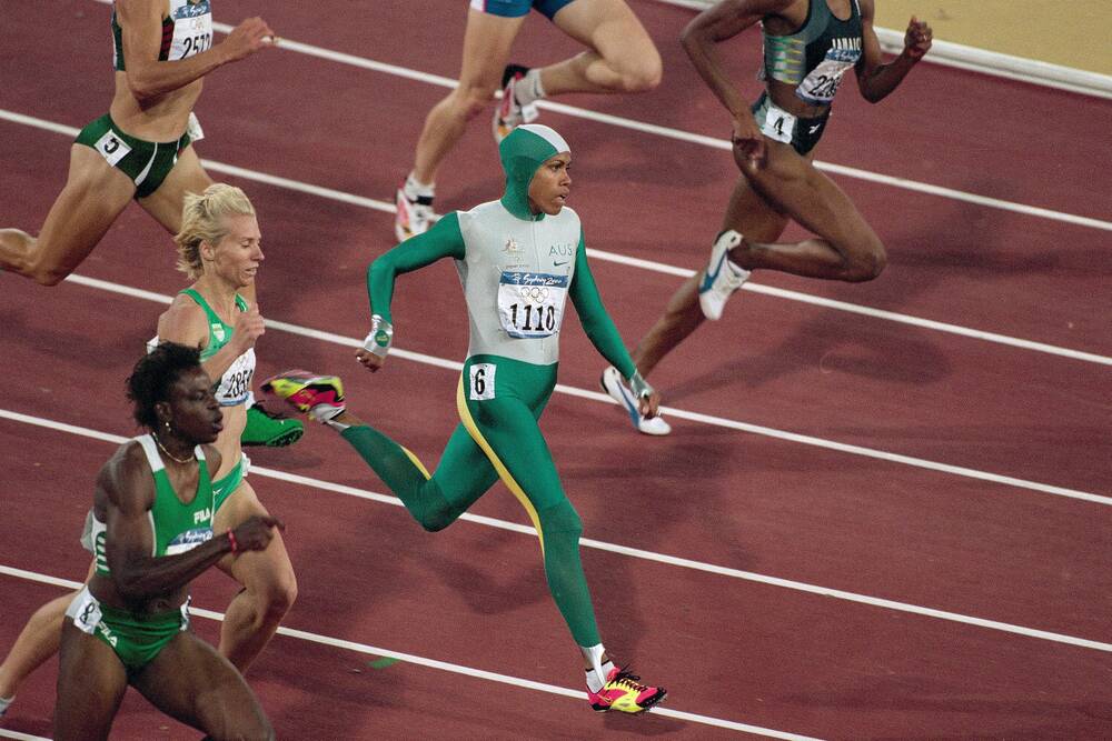 athy Freeman 400m Gold Medal Sydney Summer Olympics 2000 - Photographic ...