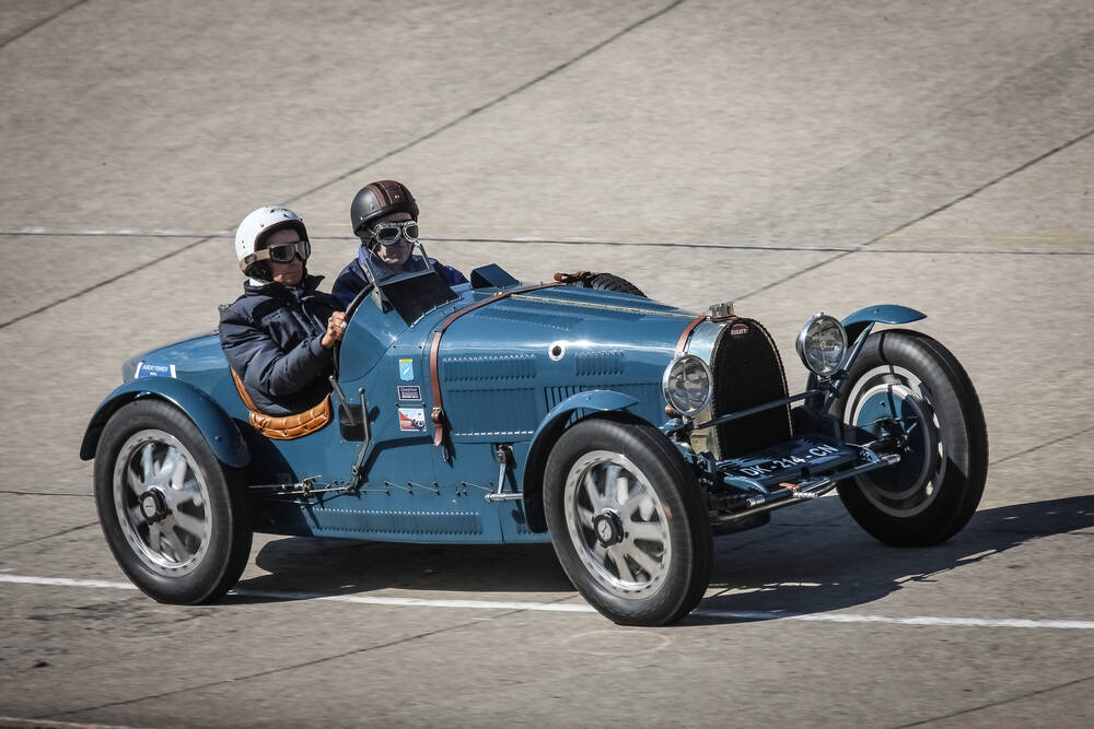 BUGATTI TYPE 35 B MONTLHERY - Photographic print for sale