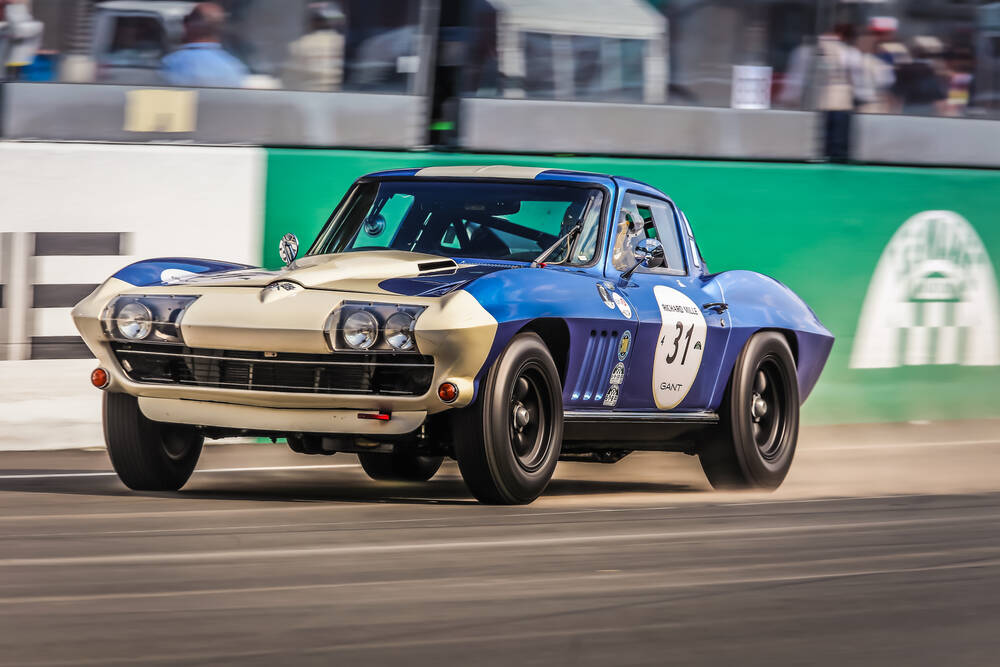 Cuadro y póster CORVETTE C2 LE MANS CLASSIC - Compra y venta