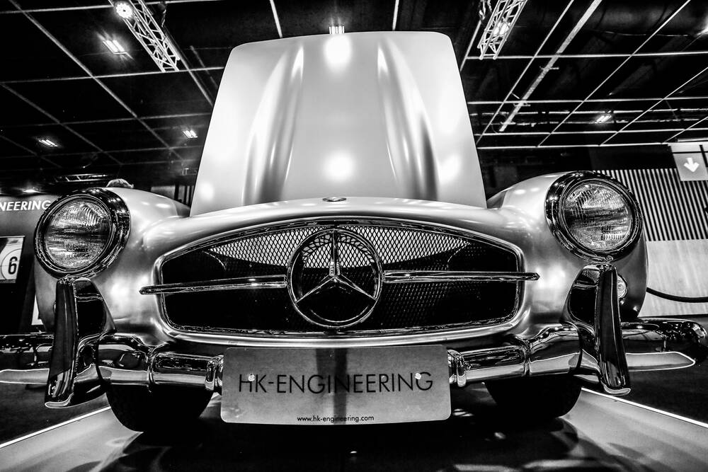 MERCEDES BENZ 300 SL 1956 NB - Photo et Tableau - Editions Limitées ...