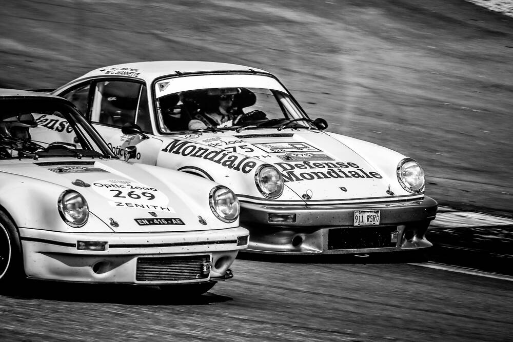 PORSCHE vs PORSCHE TOUR AUTO - Photographic print for sale