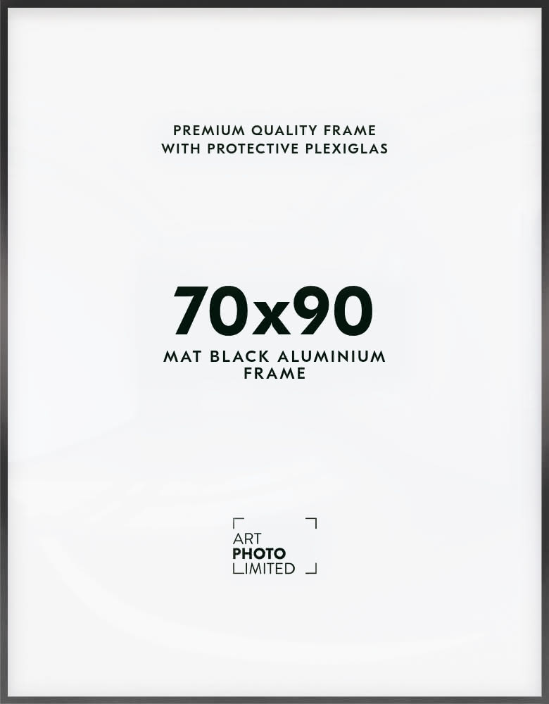 Black Aluminum frame 70x90cm - Premium Quality - ArtPhotoLimited