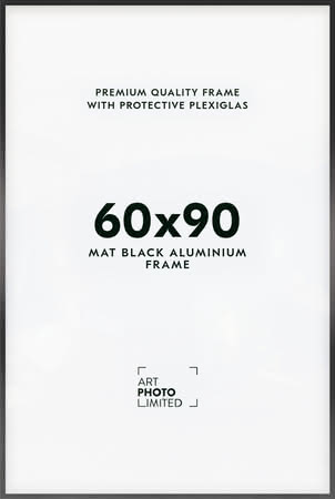 Black Aluminum frame 60x90cm - Premium Quality - ArtPhotoLimited
