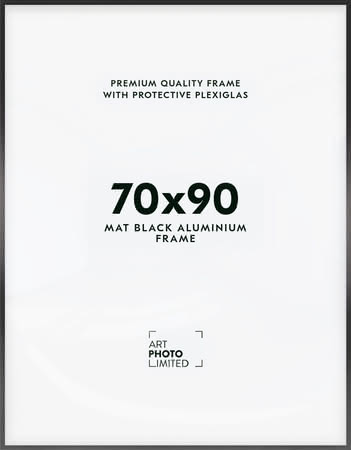 Black Aluminum frame 70x90cm - Premium Quality - ArtPhotoLimited
