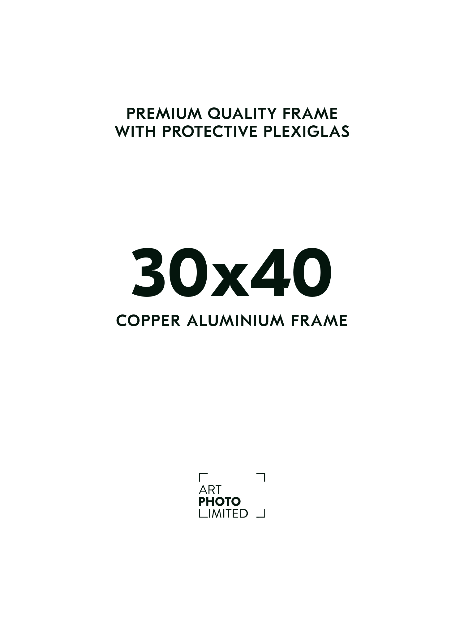 Copper Aluminum frame 30x40cm - Premium Quality - ArtPhotoLimited
