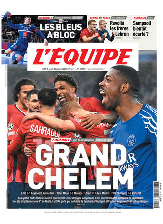 Une de L'Équipe datée du 01 juin 2025