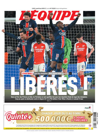Une de L'Équipe datée du 01 juin 2025